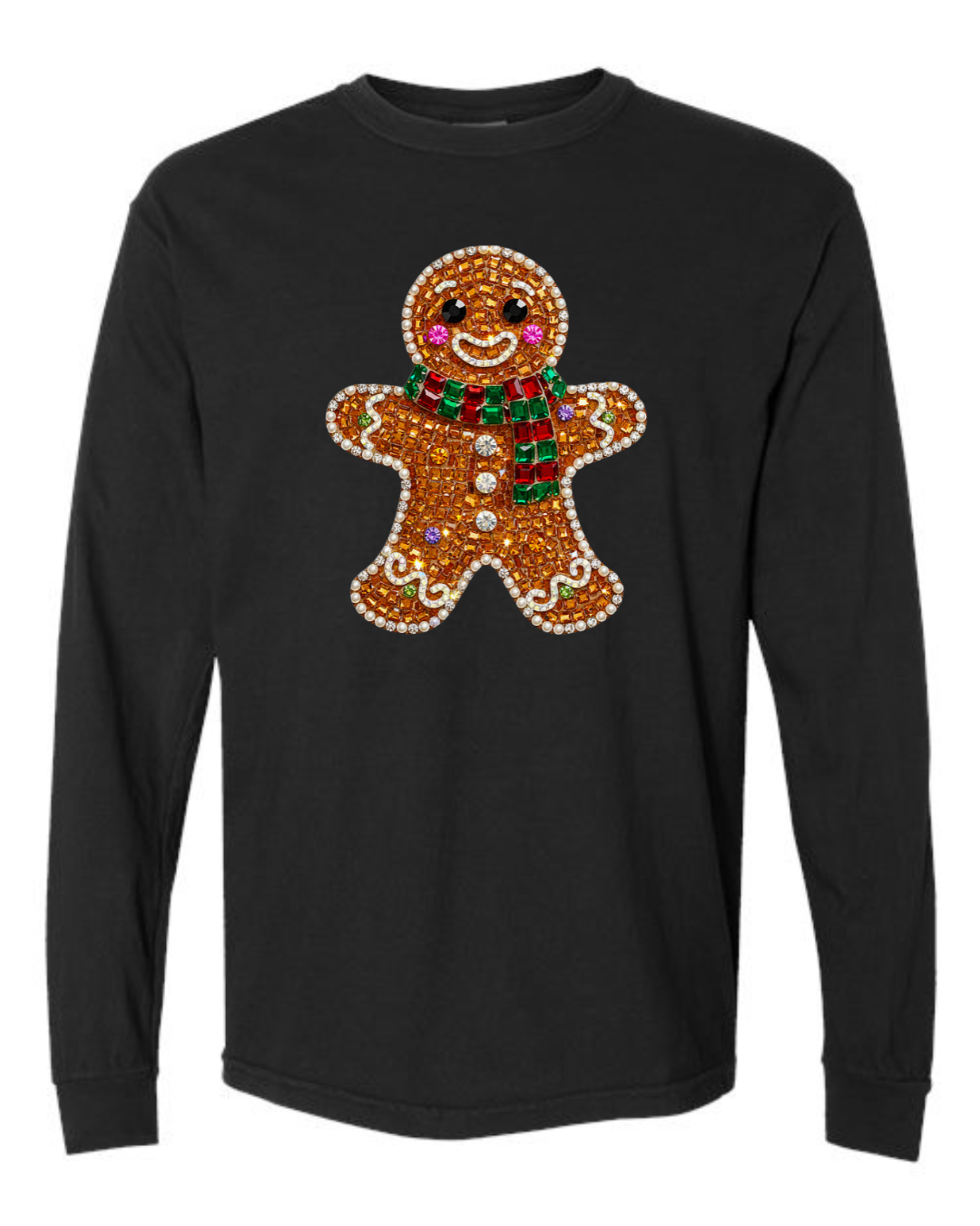 Faux Rhinestone Gingerbread Man – We Are DTF Transfers