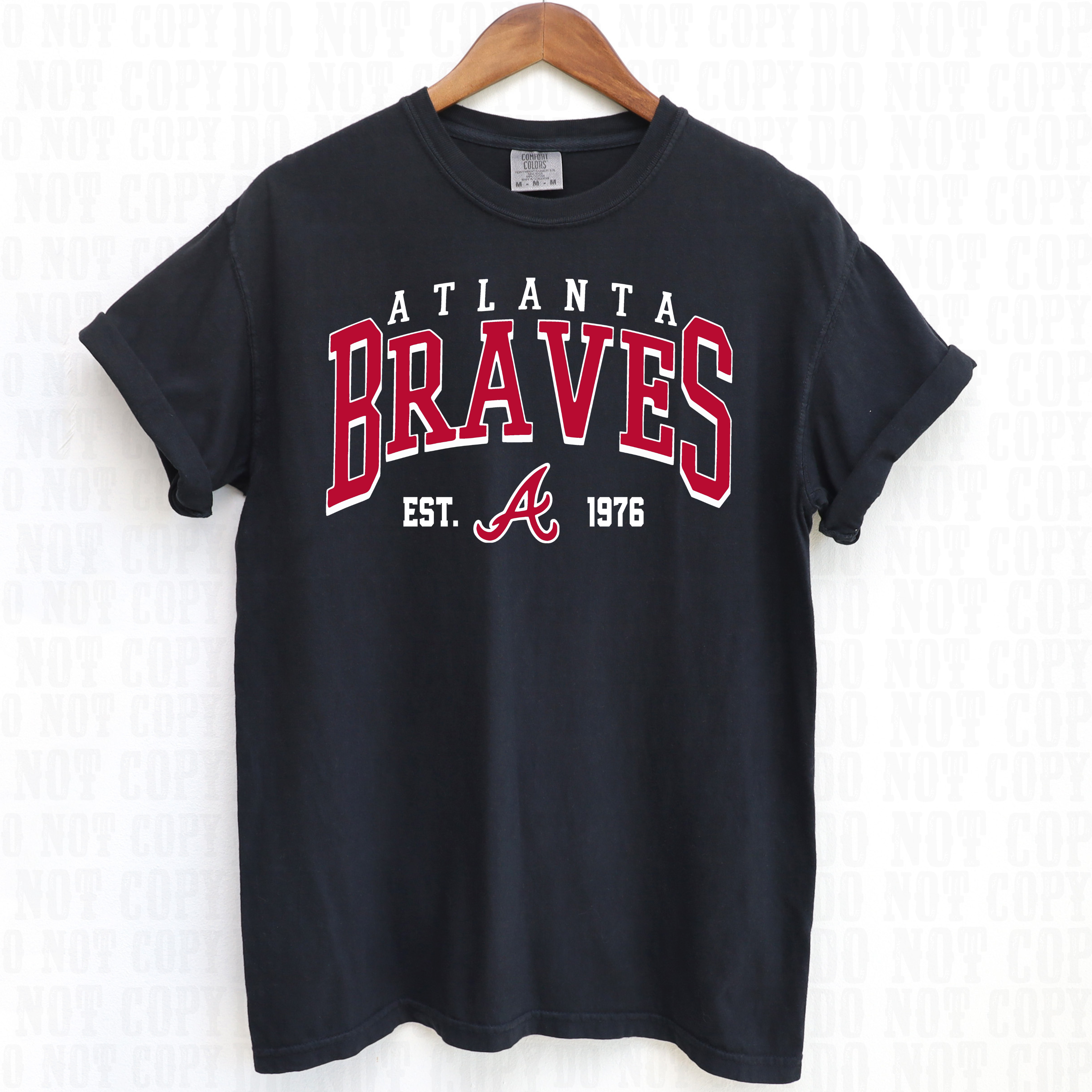 ATL Braves est date -white – We Are DTF Transfers
