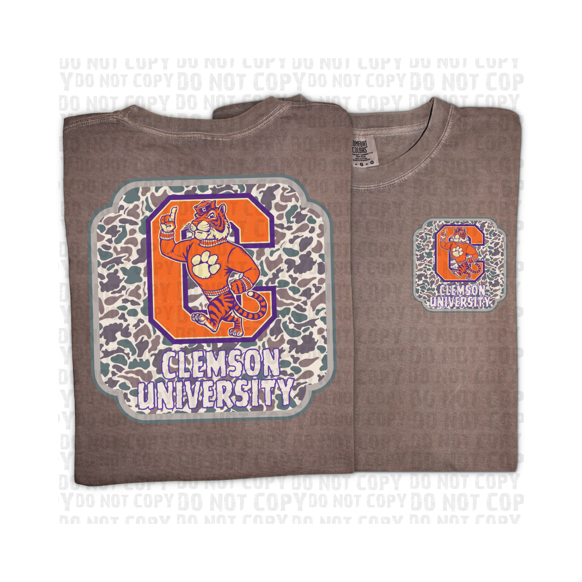 Clemson Camo – We Are DTF Transfers