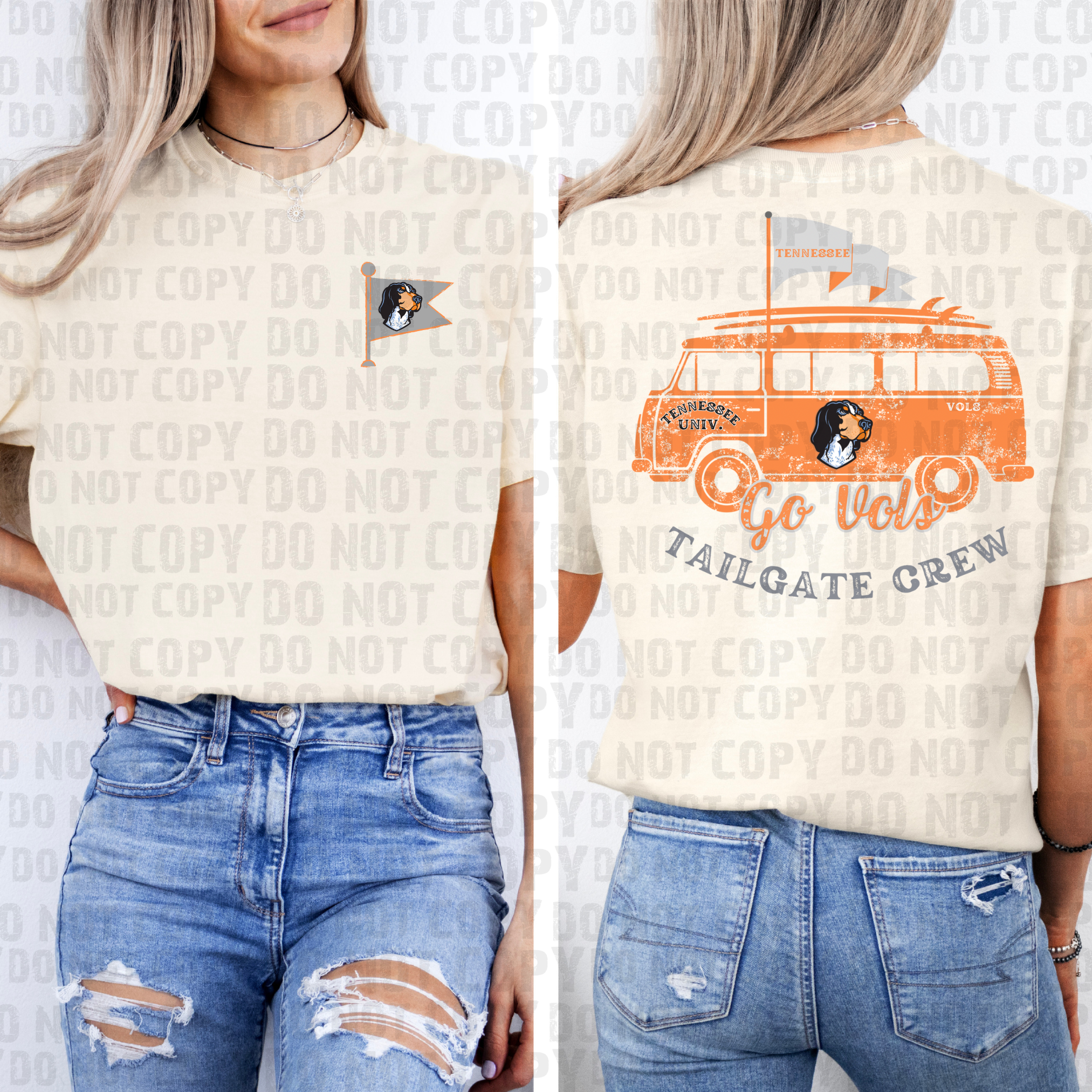 Tailgate Crew Van - Vols – We Are DTF Transfers